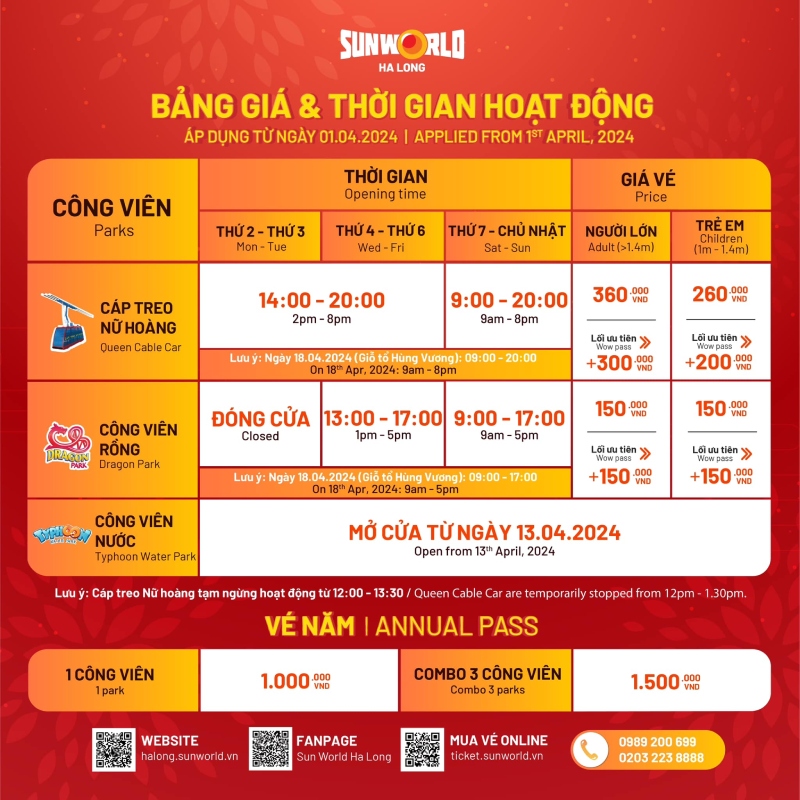 Vé Sun World Hạ Long – HC Travel